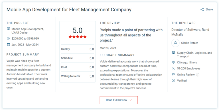 A complete guide to fleet management software development