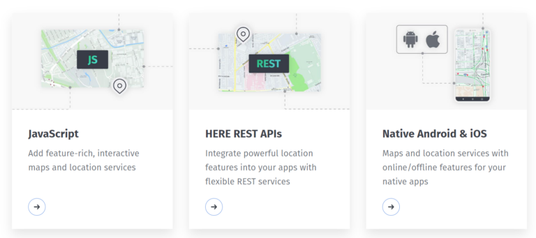 HERE Maps API vs Google Maps API for app development: detailed ...