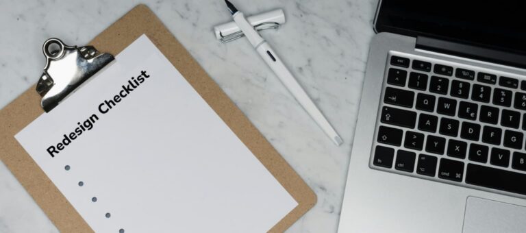 Mobile app redesign checklist with detailed steps to follow